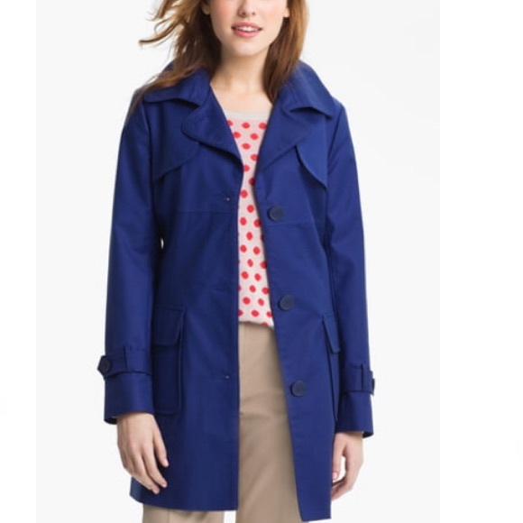 Kristen Blake | Jackets & Coats | Kristen Blake Navy Trench Coat | Poshmark